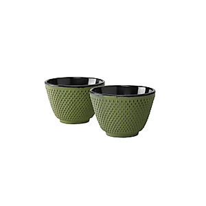 bredemeijer Cast Iron Tea Cups Set of 2 Green XILIN
