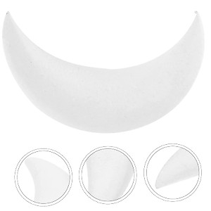 Abaodam Moon Cake Embryo Cake Decorating Turntable Fake Cake Model Multipurpose Tool Mutitool Polystyrene Cake Dummy Cake Dummies 4 Inch Multitools Crafts Foam Child Heart-Shaped White