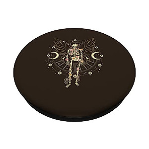 Fairy Grunge Fairycore Aesthetic Butterfly Skeleton Gothic PopSockets Swappable PopGrip