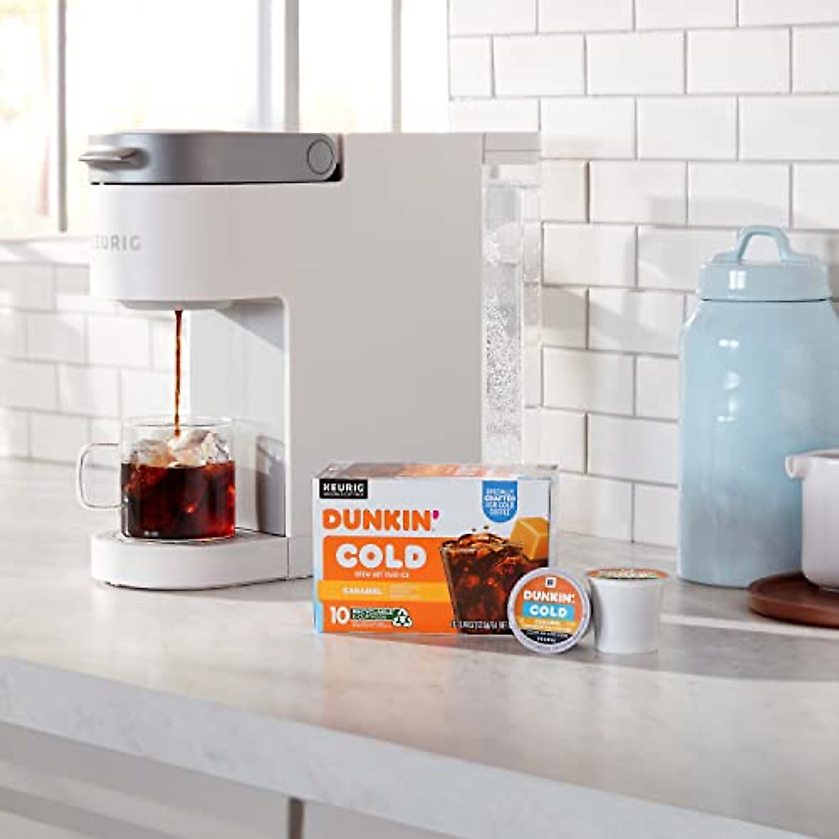 Dunkin' Cold Caramel Flavored Coffee, 60 Keurig K-Cup Pods