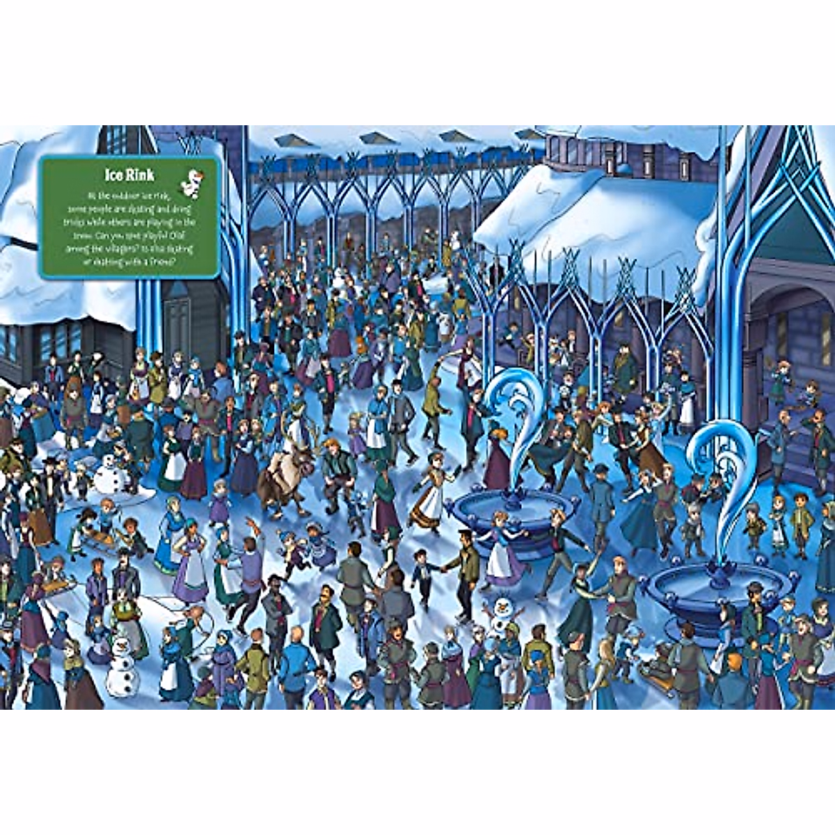 Disney Frozen - Where’s Olaf? Look and Find Activity Book - Includes Elsa, Anna, and More Frozen Favorites - PI Kids