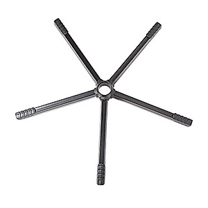 TinkerTown Gaming Chairs Office Chair Base Replacement | Five Star Chairbase | Heavy Duty Base to Replace Any Chair Bottom - Strong Wide Steady Metal Legs - Universal Standard Size 28" Inch (Black)