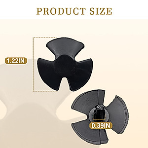 20Pcs Hood Insulation Retainers OEM 4878883AA Replace LH LHS Nylon Clip Plastic Retainers Fasteners Push Type Push Pin Screws Compatible with Chrysler, Jeep, Dodge, Ram