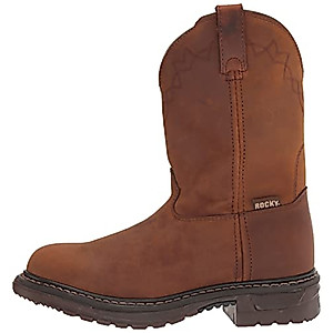 Rocky Men's Original Ride Western Boot, Trail Brown, 7