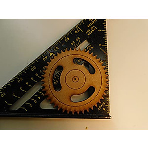 Steampunk Gears Wall Decor - Eight Gears, Two Push Rods - UNFINISHED - Free Shipping - Wood Gears
