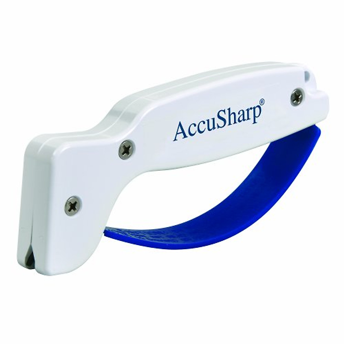 AccuSharp Knife & Scissor Sharpener Combo Pack - Diamond-Honed Tungsten Carbide Rust-Free Sharpener w/Reversible Blades Quickly Sharpen, Restore, Repair & Hone Dull Blades