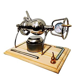 Ashendikan Hand Popcorn Machine Home Small 304 Stainless Steel Grain Amplifier Old-Fashioned Mini Popcorn Pot
