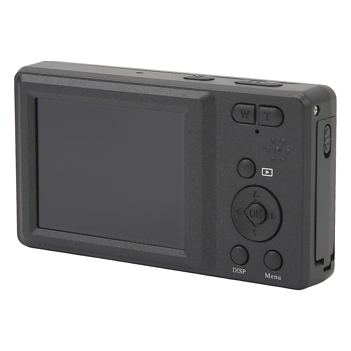 4K Digital Camera Auto Focus 2.7 Inch TFT Screen Small Camera for Teens Facial Recognition for Photography (Black)