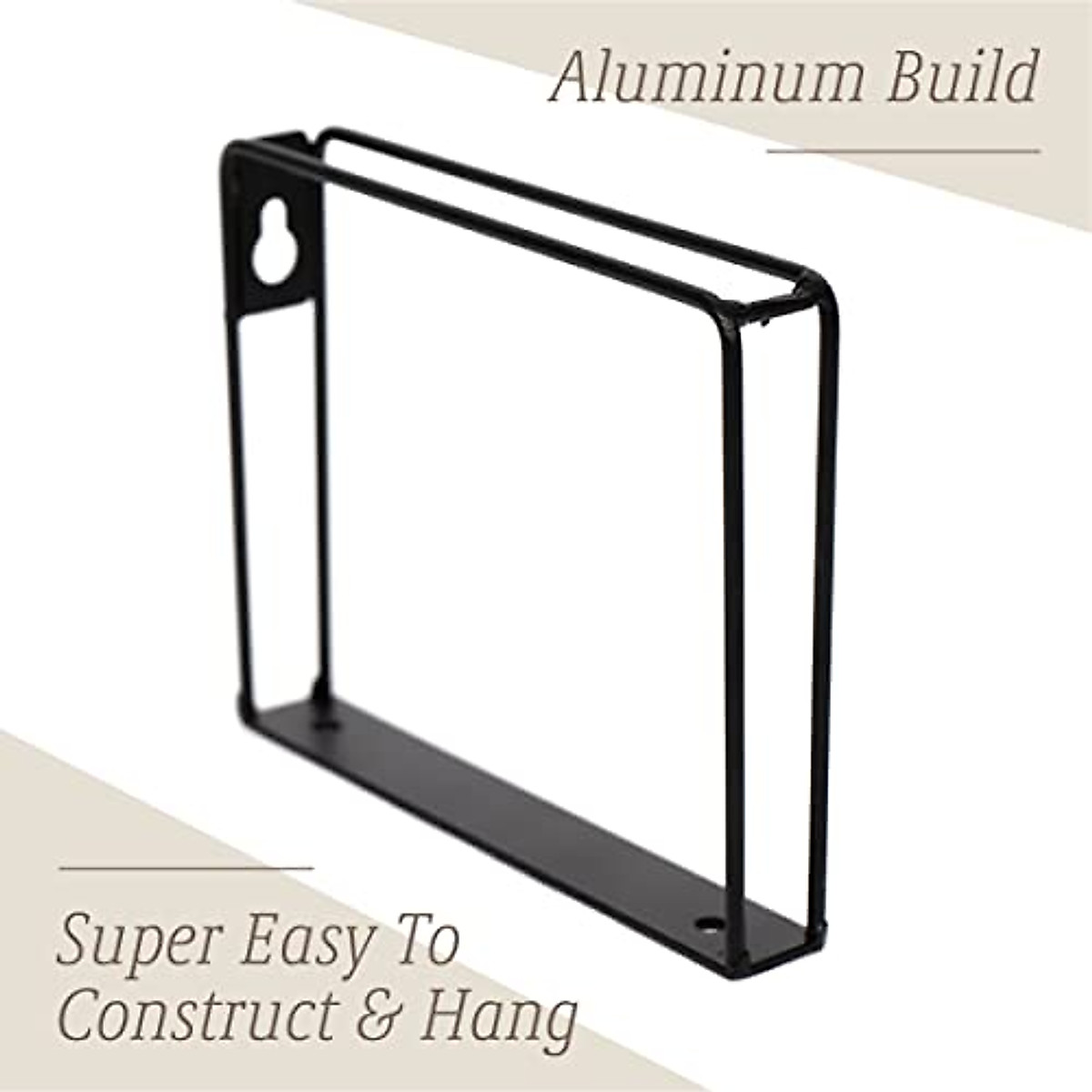 Floating Book Shelves for Wall Living Room Kitchen & Home | Sturdy Floating Bookshelf & Wall Decor for Home Kitchen & Bathroom | Easy to Install Shelves for Bedroom & Kitchen Shelves by Cotea