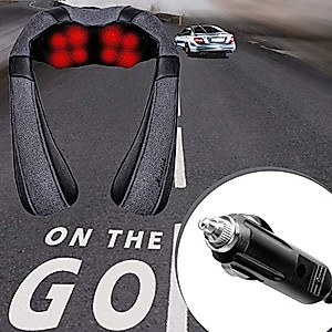 Back Massager, Shiatsu Back Neck Massager with Heat, Electric Shoulder Massager, Kneading Massage Pillow for Neck, Back, Shoulder, Muscle Pain Relief, Get Well Soon Presents - Christmas Gifts