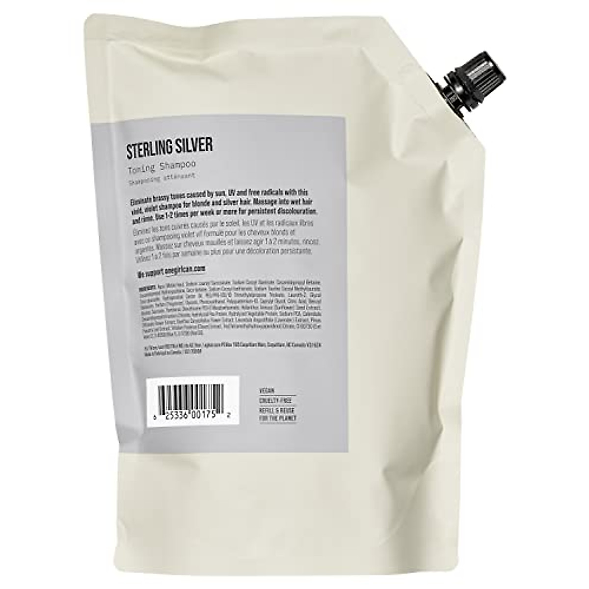 AG Care Sterling Silver Toning Shampoo, 33.8 Fl Oz