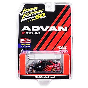1995 Accord 4-Door with Copper Wheels ADVAN Yokohama Johnny Lightning 50th Anniversary Limited Edition to 3,600 Pieces Worldwide 1/64 Diecast Model Car by Johnny Lightning JLCP7247
