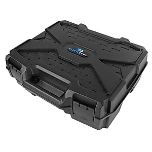 CASEMATIX Hard Shell Projector Travel Case Compatible with Epson VS250 SVGA, VS350 XGA, VS355 WXGA Projectors with HDMI Cable and Remote in Custom Foam Compartments, Case Only
