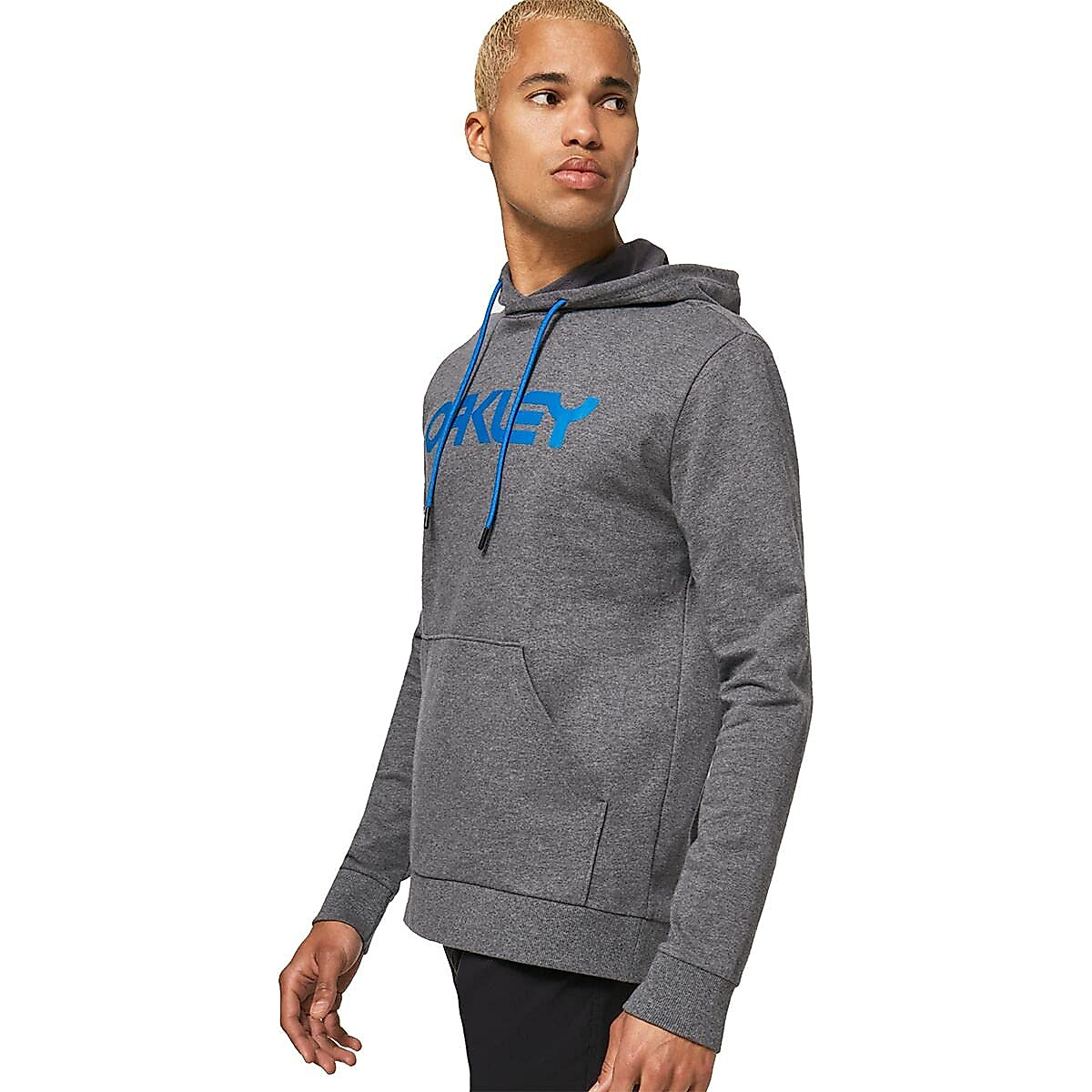 Oakley Men's B1B Pullover Hoodie 2.0, New Athletic Grey/Ozone, X-Large