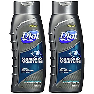 Dial for Men Maximum Moisture Ultra Hydrating Body Wash, 16 Fl. Oz., Pack of 2