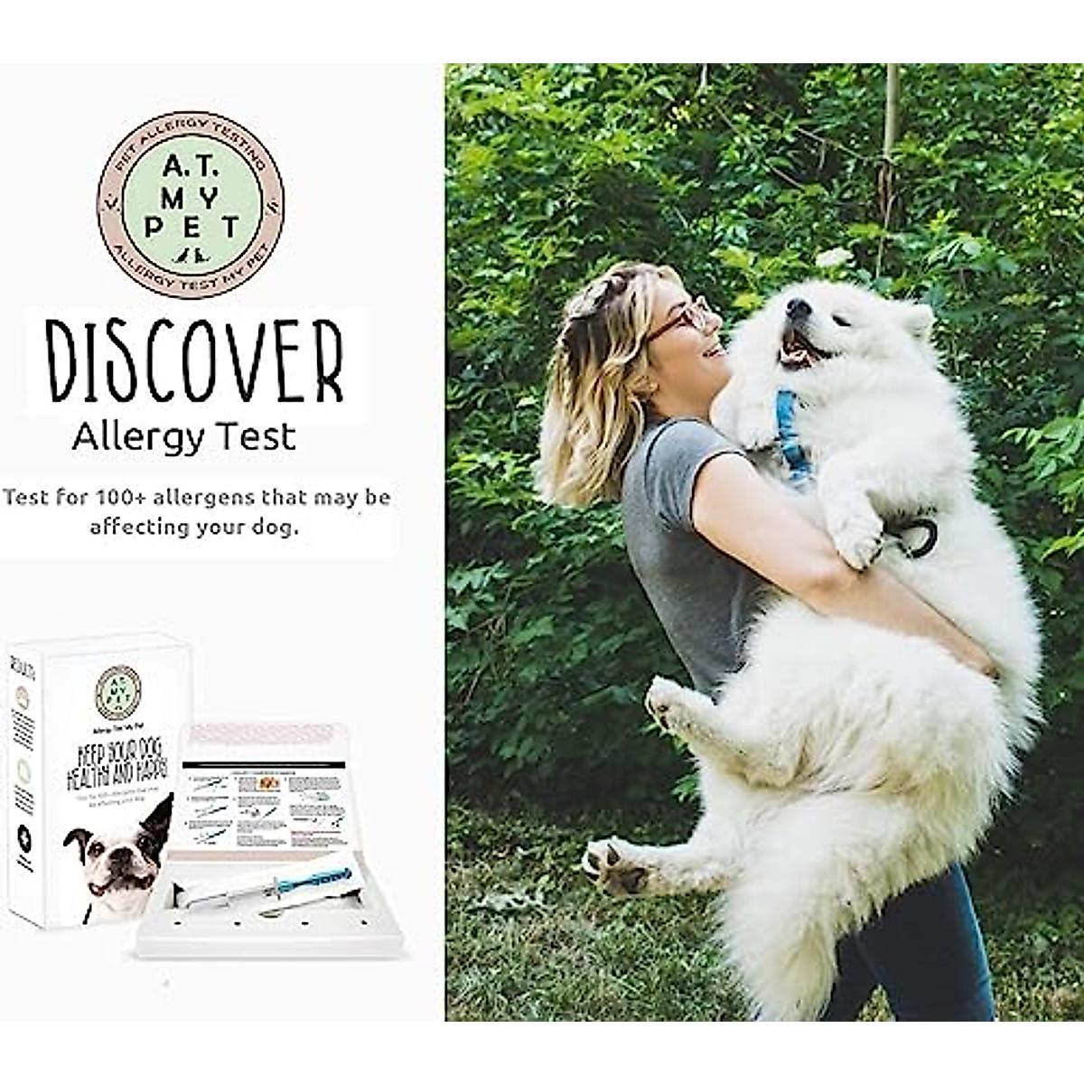 Allergy Test My Pet Dog Sensitivity and Intolerance Testing Kits Home Sample Collection Kit for Dogs Allergy