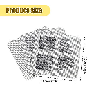 FDCBDDZ Disposable Hair Drain Stickers,2024 New Disposable Shower Drain Hair Catcher Mesh Stickers,Hair Drain Sticker for Bathroom,Laundry,Bathtub,Kitchen,Sink (30Pcs)