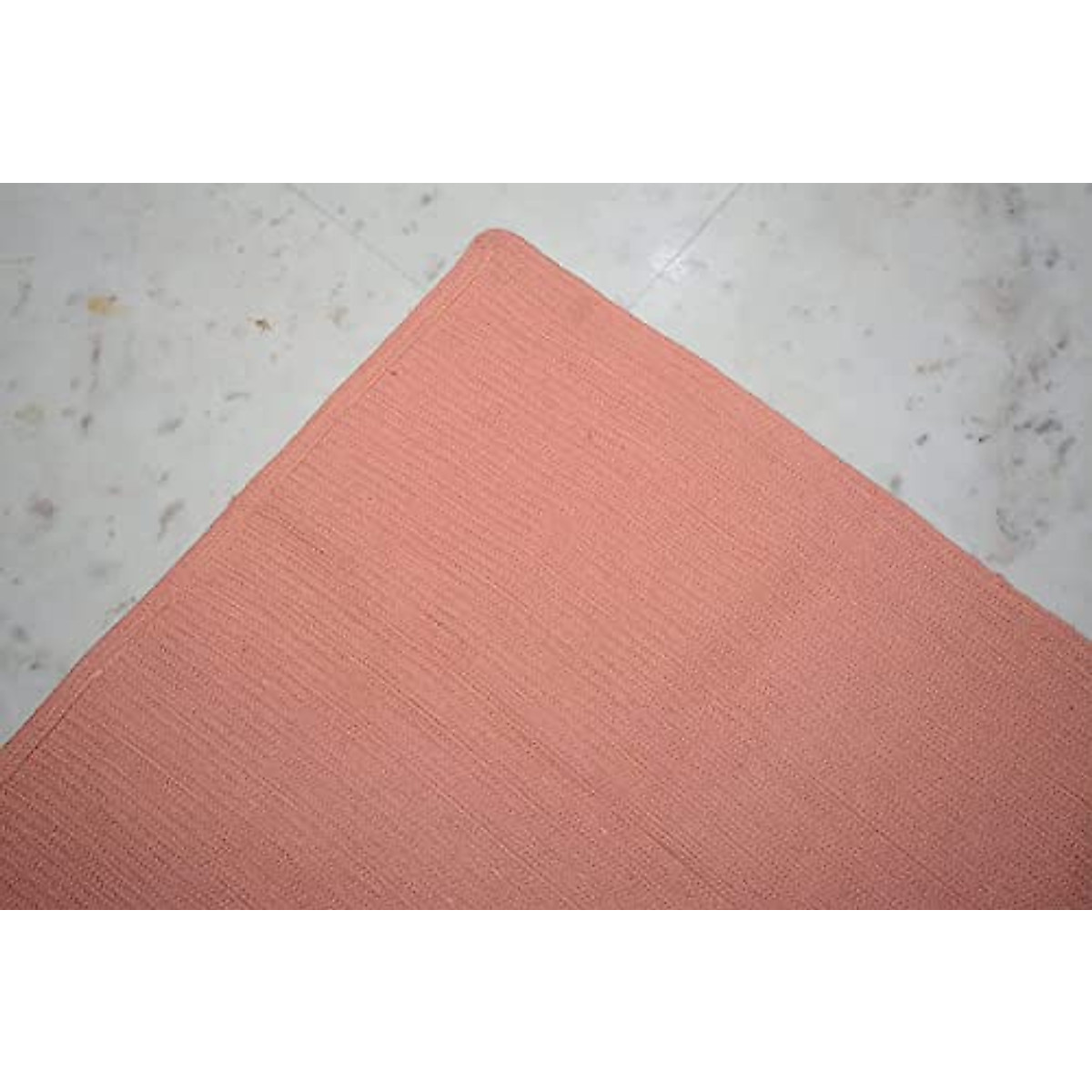 Rajputana Export Handmade Braided Rectangle Shape Cotton Rug/Rugs for Bedroom/Cream Rug/Cotton Rug/Organic Rug/Handmade Rug (Black, 4x6 Ft.)