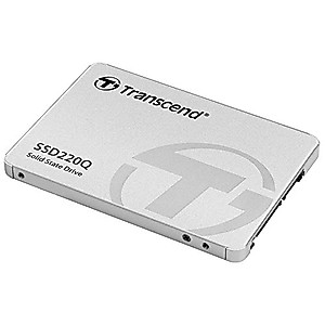 Transcend Information TTS1TSSD220Q 1TB SATAIII SSD220Q 2.5” Internal Solid State Drive with Speeds up to 550MB/s