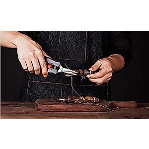 Criativo live Seafood Scissors, Lobster Scissors, Crab Scissors, Seafood Tools 4Pcs and Lobster Forks 4 Pcs