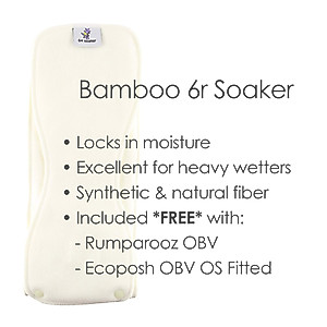 Kanga Care Rumparooz Rayon from Bamboo 6R Soaker, 10 Count