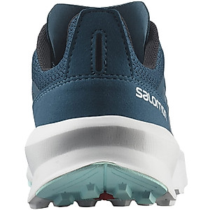 Salomon Patrol Hiking Shoes for Women Trail Running, Legion Blue/White/Yucca, 7.5