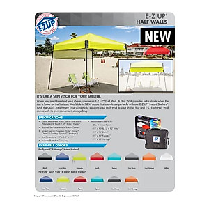 E-Z UP Single Sidewall, Fits 10' Angled Leg, Truss Clip Attachment, Royal Blue