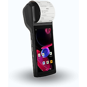 POS PDA H10 Receipt Printer Android 13 and 58mm High Speed Thermal Printer 5.5’ Touch Screen. Handheld Mobil Point of Sale Tablet. Scan 1D/2D/QR barcodes and NFC. 2GB Ram+16GB ROM