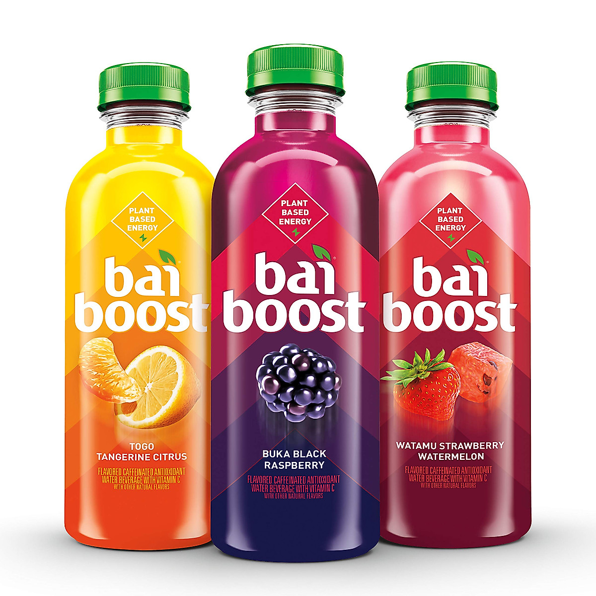 Bai Boost Buka Black Raspberry, Antioxidant Infused Beverage, 18 fl oz bottle (Pack of 12)