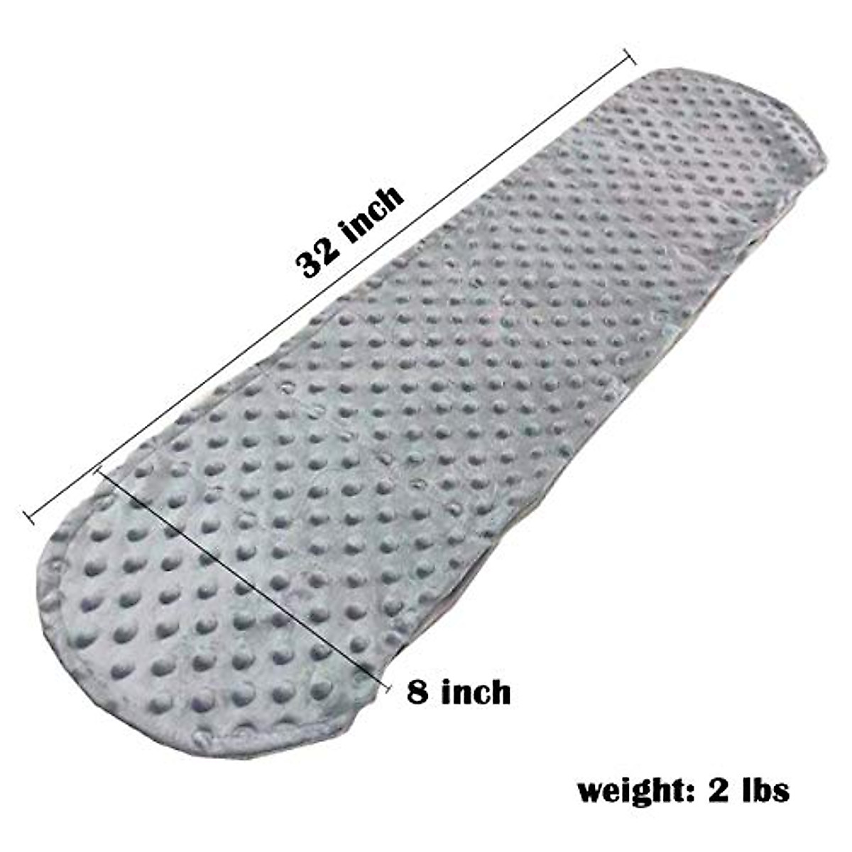 MAXTID Weighted Lap Blanket 39in x 23in 8 Lbs + Weighted Shoulder Wrap 2 lbs