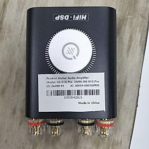 Nobsound NS-20G 200W Mini Bluetooth 5.0 Power Amplifier 2.0 Channel Wireless Receiver Hi-Fi DSP Stereo Headphone Audio Amp LED Display