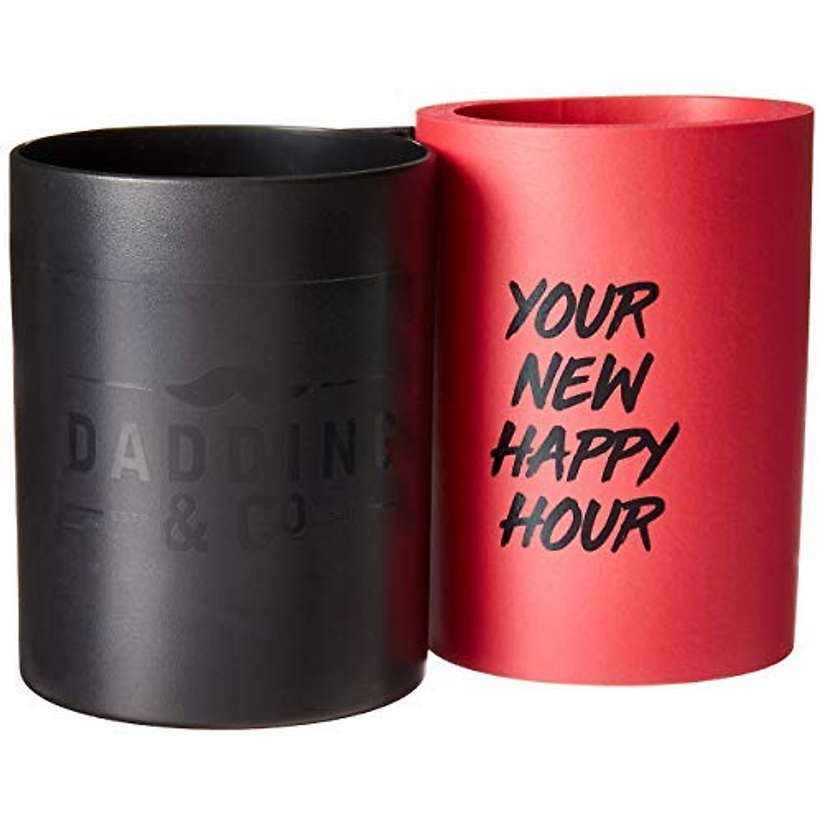 Dadding & Co. Original DaddieCaddie Cup Holder for Strollers, Golf Carts, Boats and Bikes – Includes Mounting System – Discretely Holds 12 Oz. Beverage Cans for Happy Hour on The Go