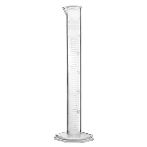 EISCO 7PC Graduated Cylinder Set - Class B - 10ml, 25ml, 50ml, 100ml, 250ml, 500ml & 1000ml - Polypropylene Plastic, Octagonal Base, Moulded Graduations - Industrial Quality, Autoclavable