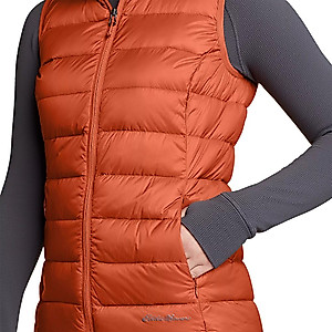 Eddie Bauer Women's CirrusLite Down Vest, Black Recycled, Medium