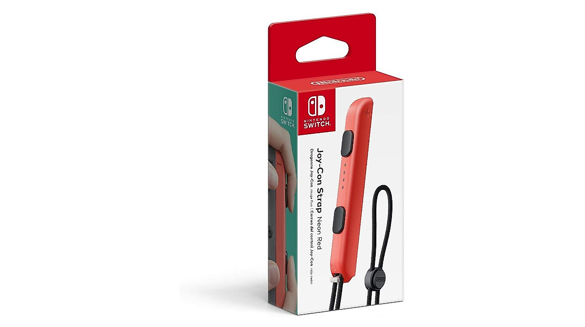 Nintendo Switch Joy-Con Strap Neon Red for Active Play