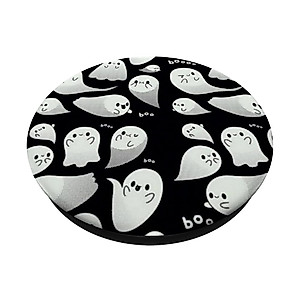 Cute Kawaii Ghost Halloween Aesthetic Spooky Boo Gothic Cool PopSockets Standard PopGrip