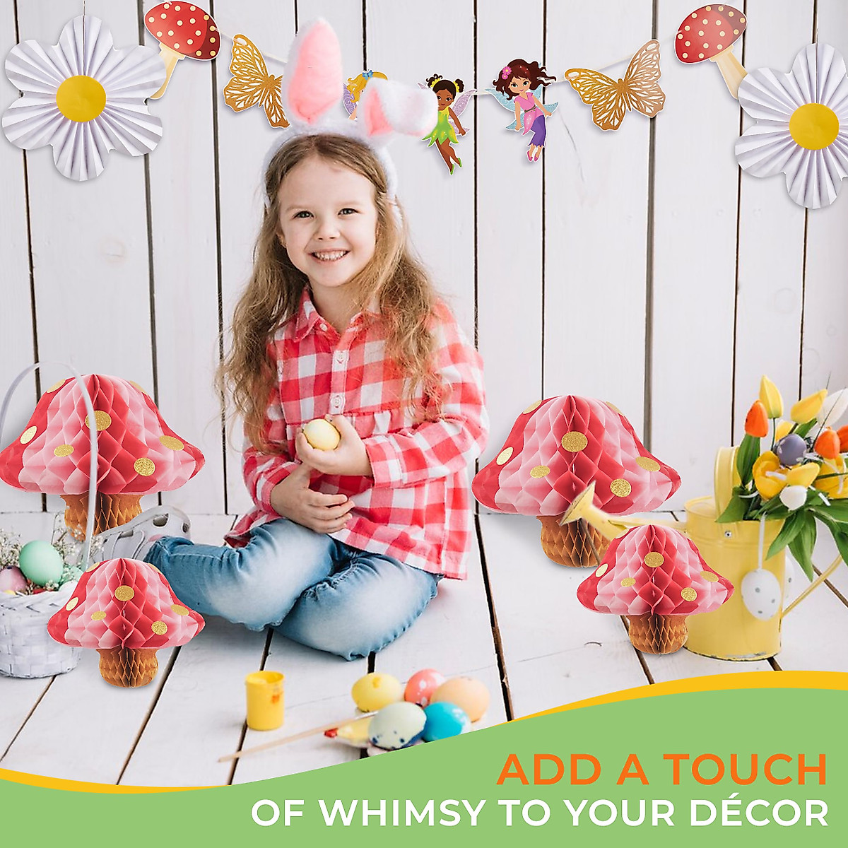 Mushroom classroom decor, Mushroom Party Decorations, Mushroom Birthday Decorations, Fairy garden alice in wonderland decor, Forest theme garland, Fairytale centerpiece, paper hanging lantern smurfs