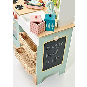 Tender Leaf Toys - Mini Chef Kitchen Range- Wooden Pretend Play Kitchen Set Develops Social, Creative and Imaginative Skills, Gender-Neutral - Age 3+
