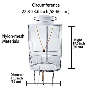 HunterBee Beekeeping Starter Tool Kit, Bee Hive Smoker kit, bee Smoker,Beekeeping Smoker Set, Beekeeper hat for Men Women