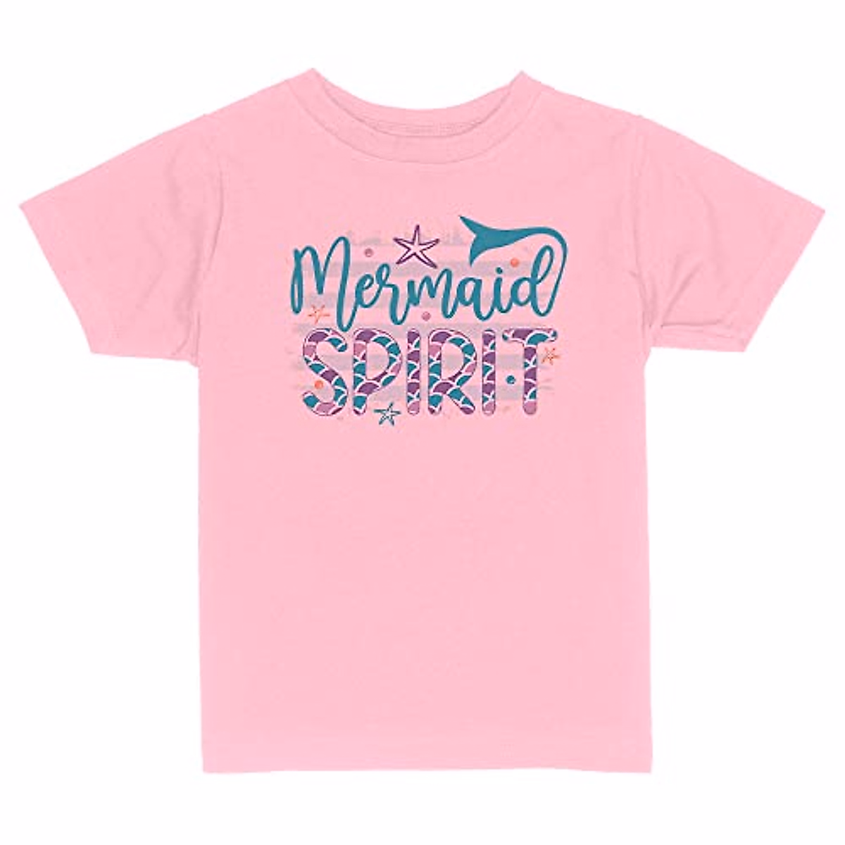 Mermaid Spirit Toddler Kids T-Shirt 3T Light Pink