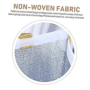 Baluue Packing Cold Insulation Portable Canvas Tote Catering Cake Bag Grocery Bags Reusable Shopping Bags Plastic Cooler Plastic Lunch Box Plastic Bag Delivery Bag Heat Insulated Bag