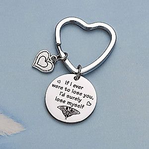 JIUSHUN Moths Tattoo Gift Daughter Gift Game Lover Gift Father Gift Video Gamer Gift Game Player Gift Bff Gift Son Gift Moths Gift Video Gamer Keychain Father Keychain Daughter Gift Moths Keychain