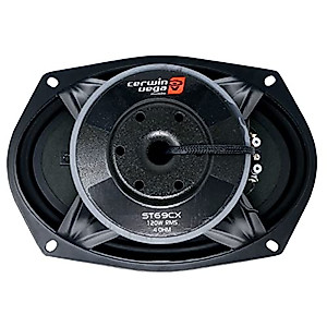 Cerwin Vega ST69CX 6" x 9" 250W Max / 125W RMS 2-Way Marine Coaxial Speakers (Pair) Black