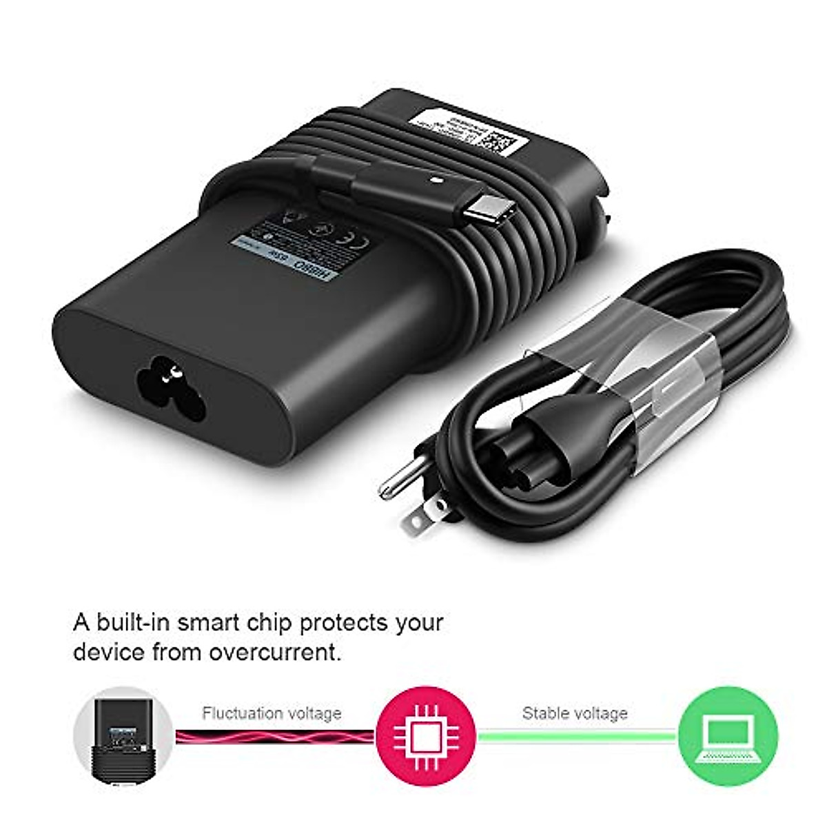 Charger for Dell Laptop Computer 65W 45W USB C Fast Power Adapter