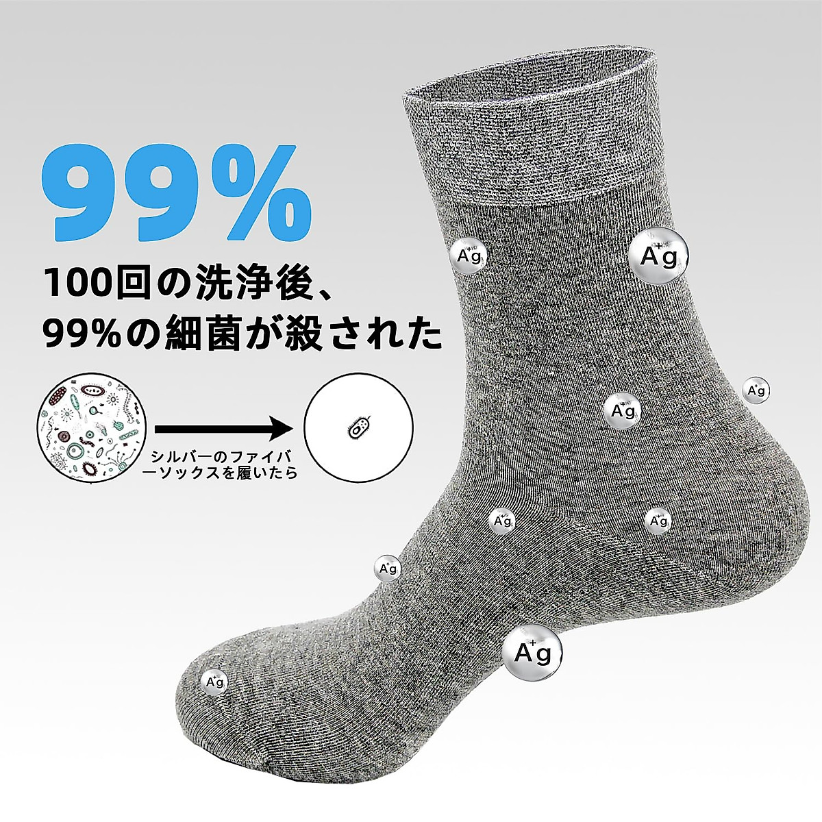 earthinglife Conductive Grounding Socks 25% Pure Silver Infused Ankle Socks for Grounding Shoes