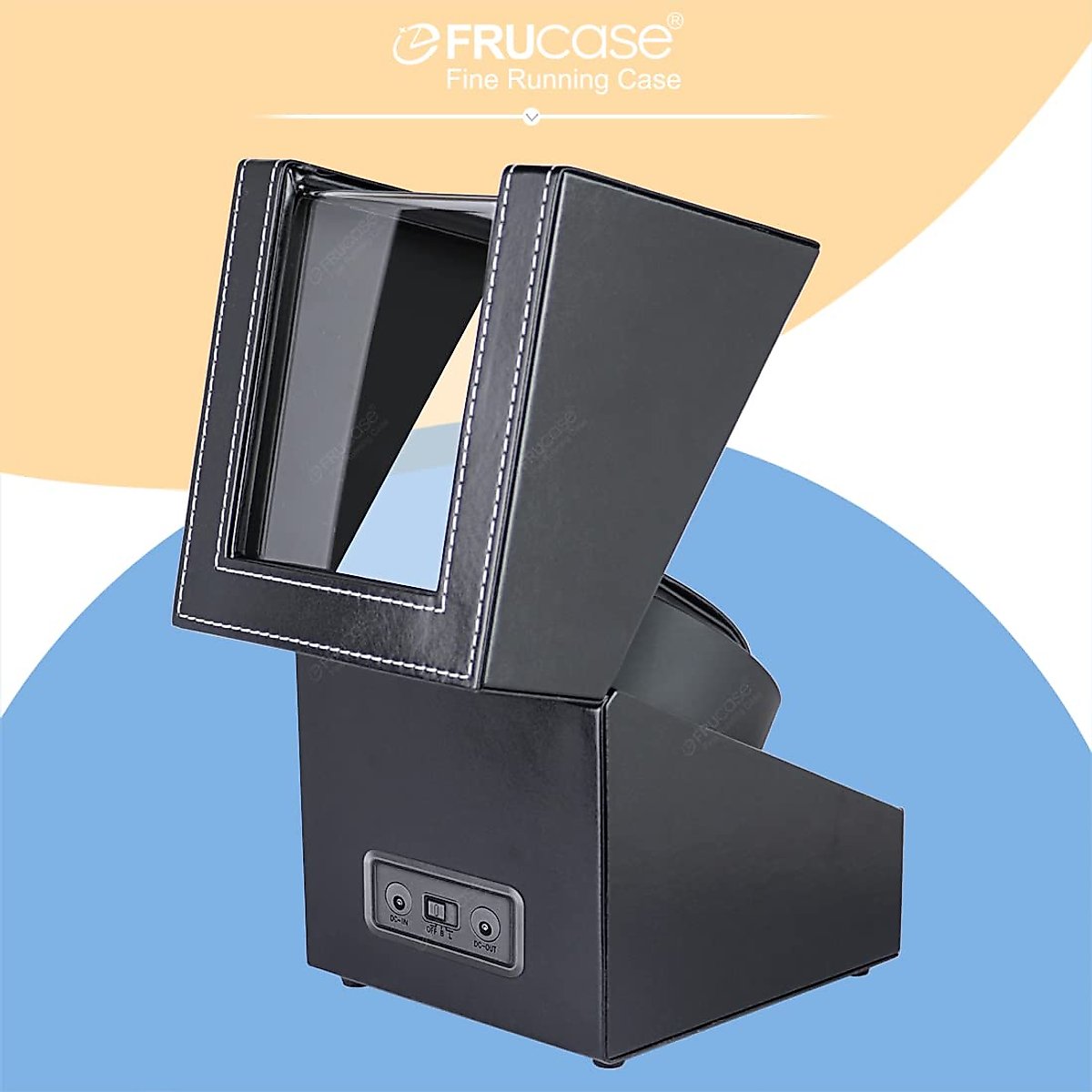 FRUCASE Double Watch Winder for Automatic Watches Watch Box Automatic Winder Japanese Motor 2 Rotation Modes Can be Serialized …