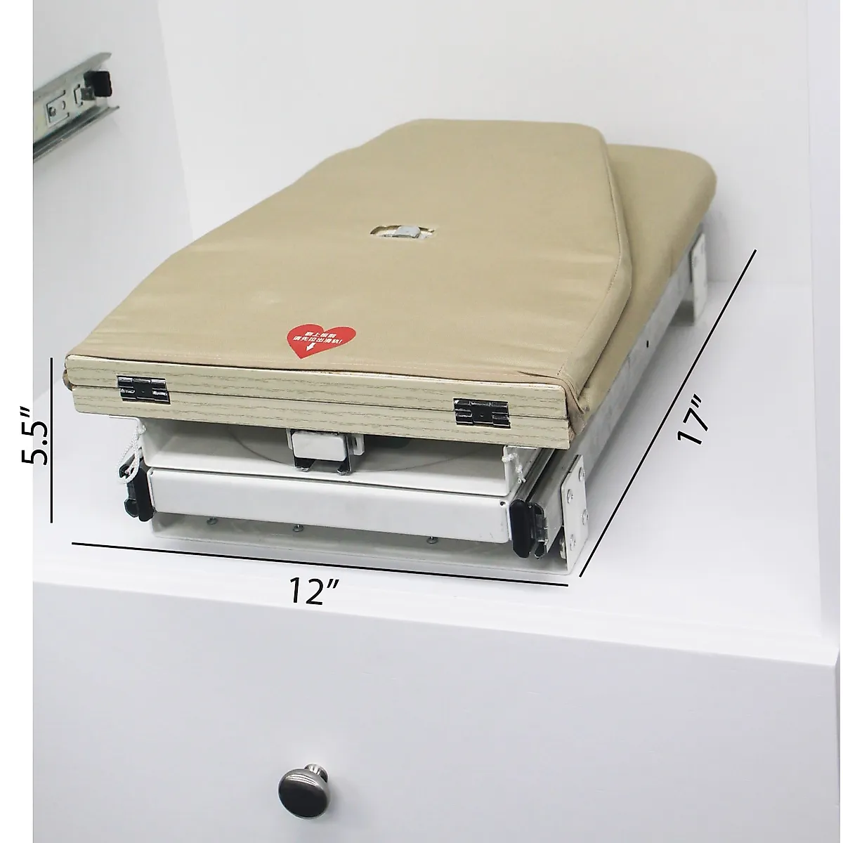 Campbell Soft Closing Retractable Folding Iron Board