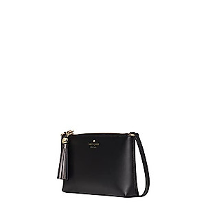 Kate Spade New York Ivy Street Amy Leather Crossbody Bag Purse in Black