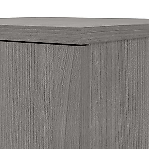 Bush Business Furniture Universal Laundry Room Storage Cabinet with Drawers, Platinum Gray