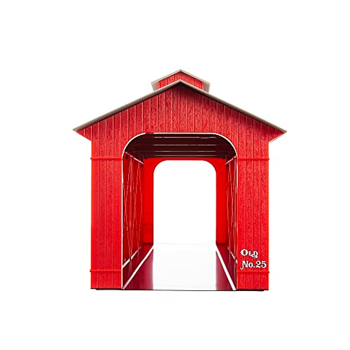 Lionel Electric O Gauge Model Train Accessories, Illuminated 24" Winter's Covered Bridge, 168 months to 999 months